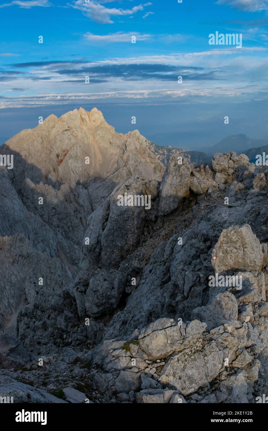 Kamnik Savinja Alps in early morning Stock Photo - Alamy