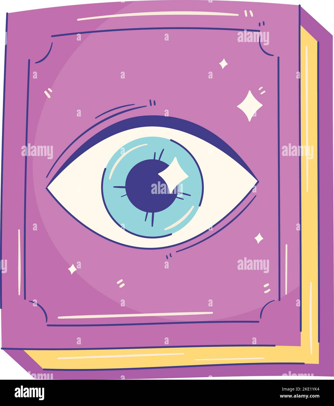 book with eye esoteric science icon Stock Vector Image & Art - Alamy
