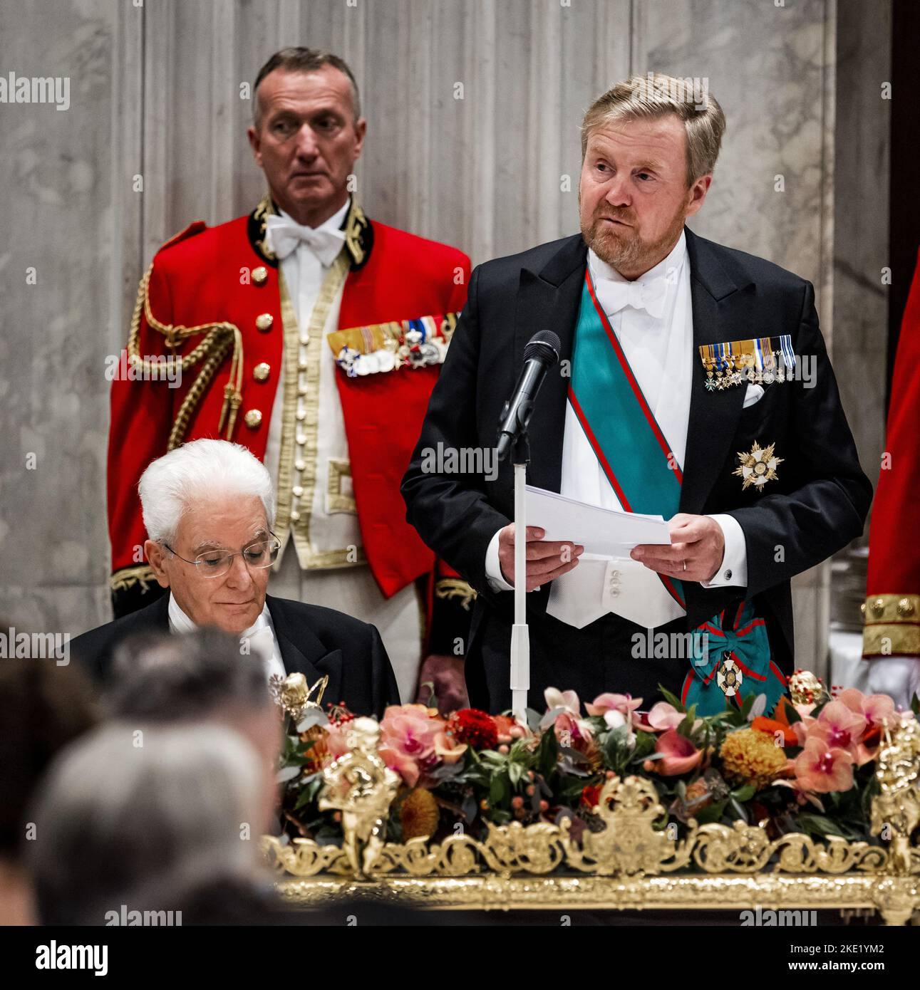2022-11-09 20:30:27 AMSTERDAM - Italian President Sergio Mattarella ...