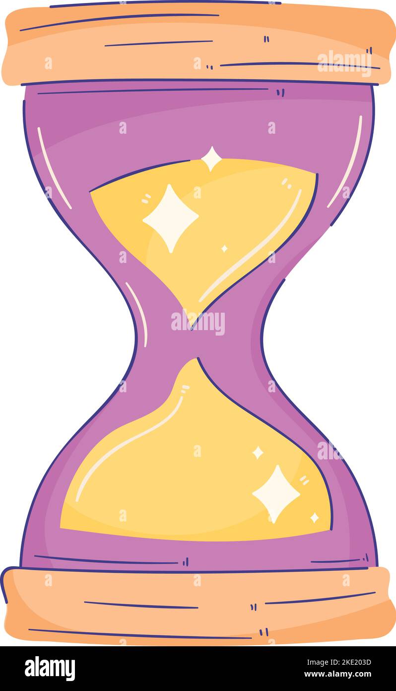 purple hourglass sand timer icon Stock Vector Image & Art - Alamy