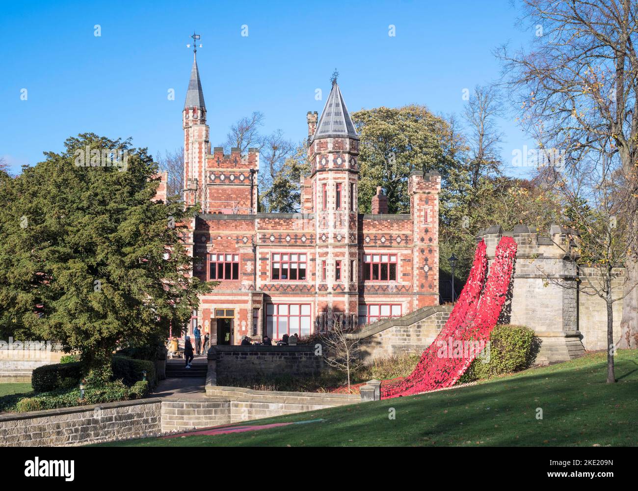 Saltwell Park Field of Remembrance, Gateshead, England, UK Stock Photo ...