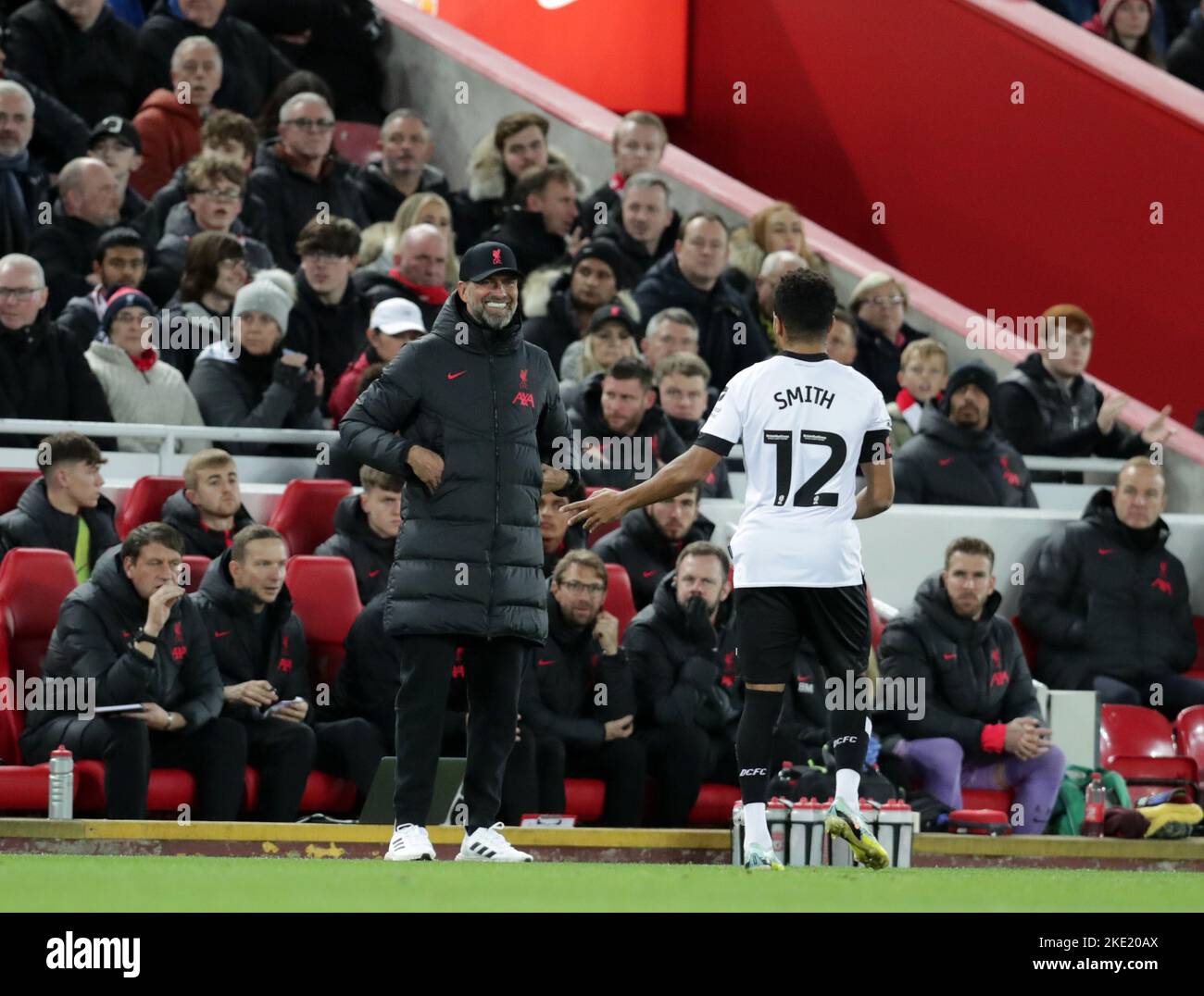 Anfield, Liverpool, Merseyside, UK. 9th Nov, 2022. Carabao Cup football ...