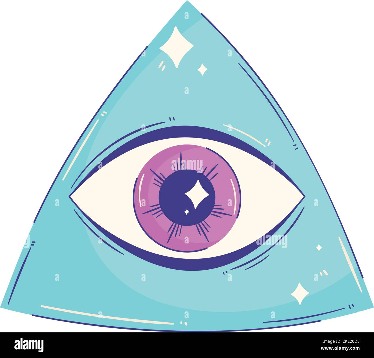 Eye esoteric science isolated hi-res stock photography and images - Alamy