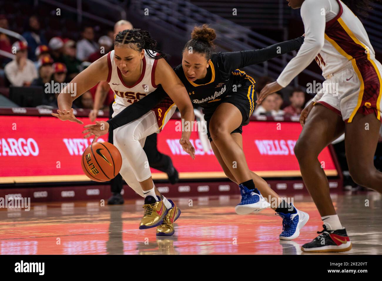 USC Trojans guard Destiny Littleton (11) and CSU Bakersfield ...