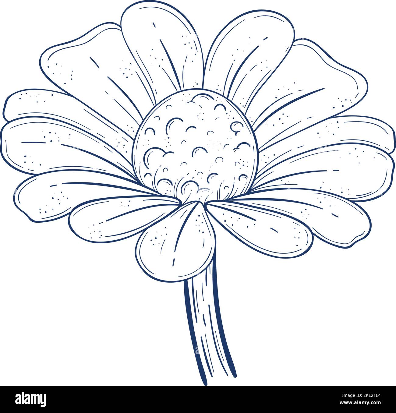 spring flower garden sketch style Stock Vector Image & Art - Alamy