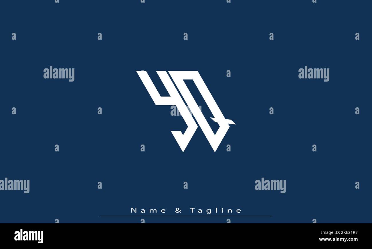 Alphabet letters Initials Monogram logo YQ , QY Stock Vector Image ...