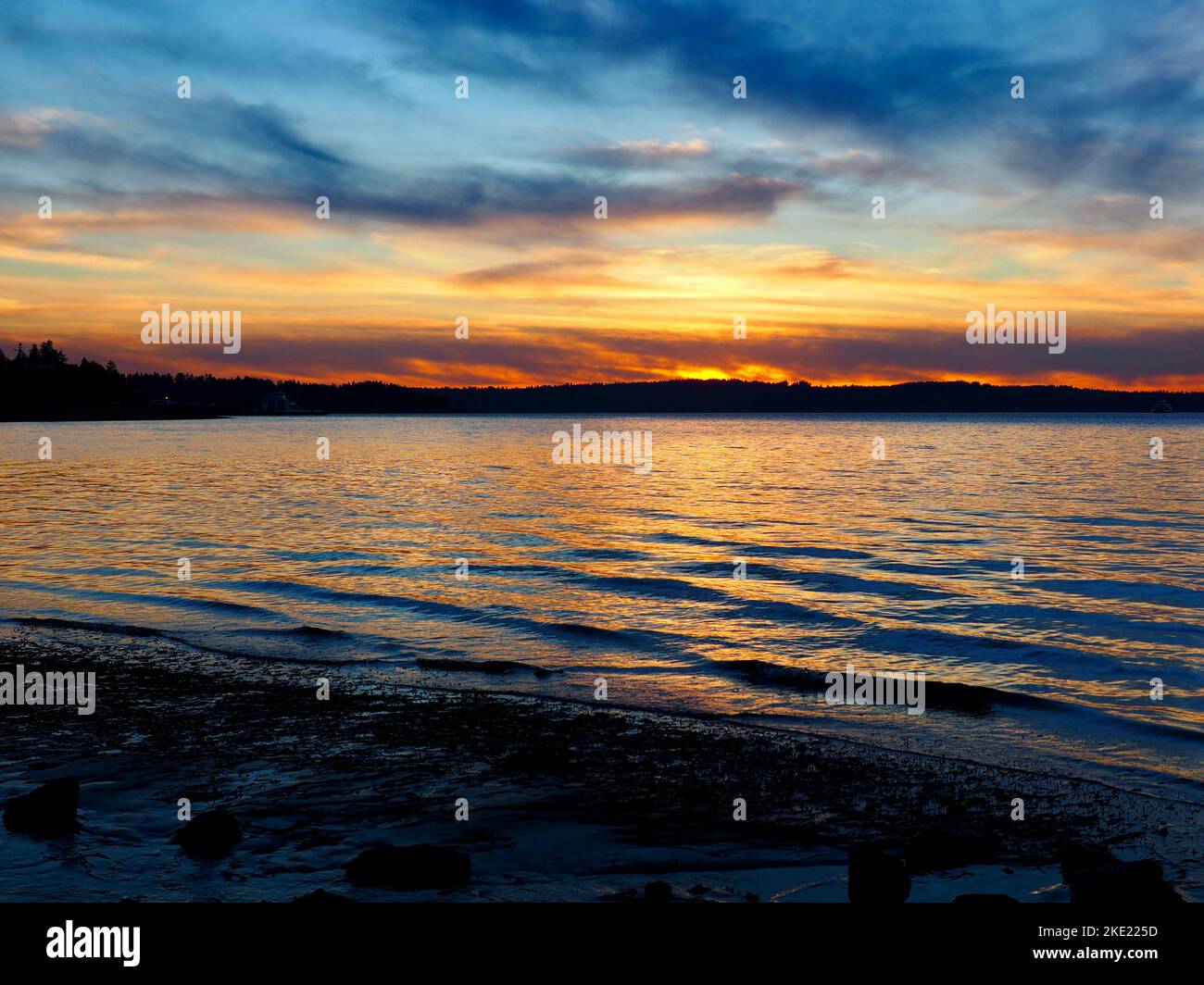 Washington state sunset hi-res stock photography and images - Alamy