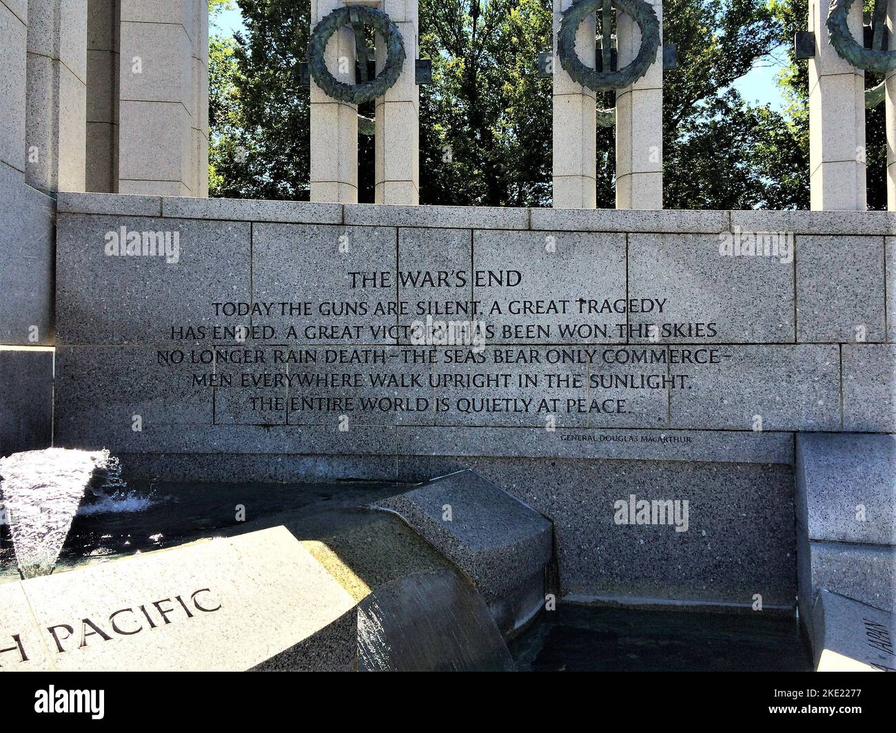 Washinton DC, War Memorial Stock Photo - Alamy