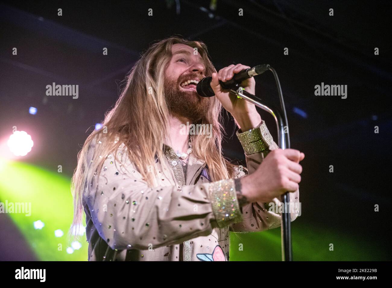 Sam Ryder performing at La 2 de Apolo, Barcelona 8 Nov. 2022 ...