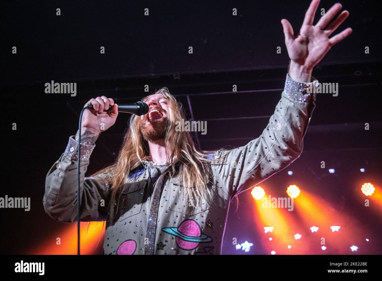 Sam Ryder performing at La 2 de Apolo, Barcelona 8 Nov. 2022 ...