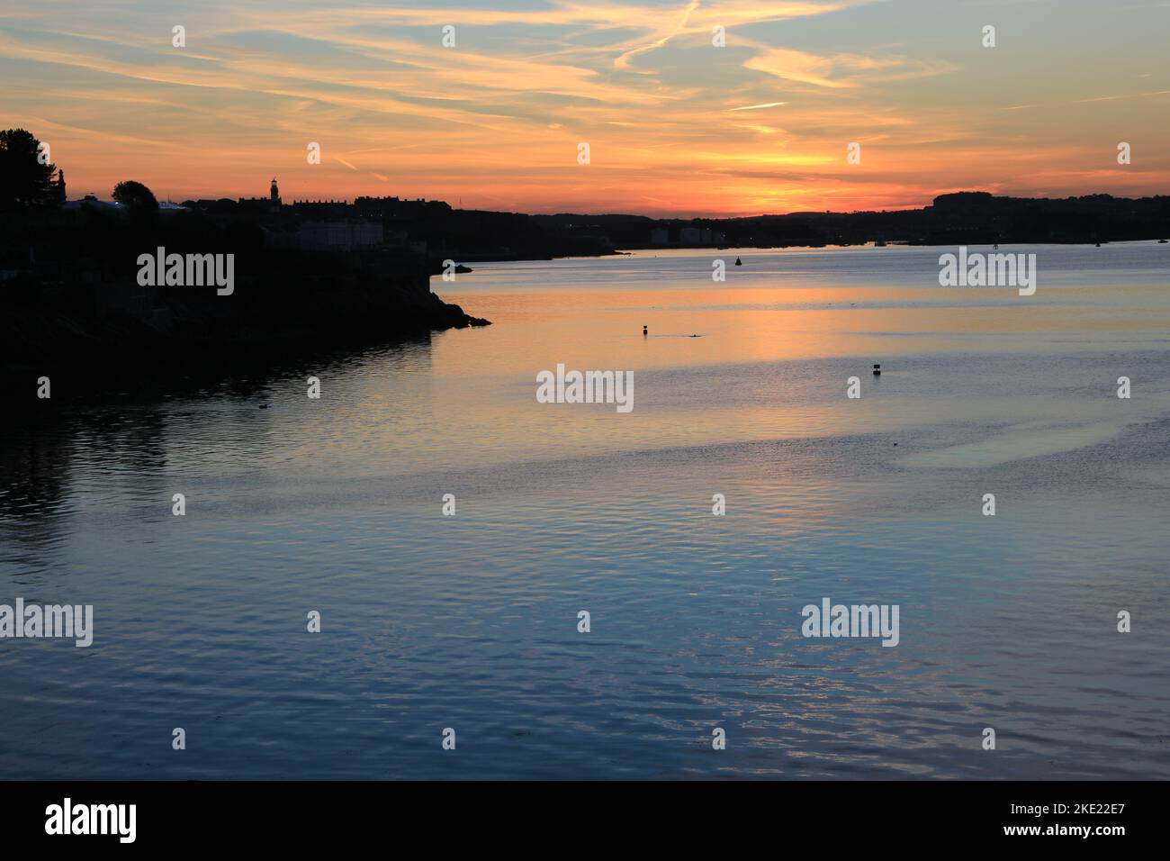 Devils Point Sunrise Stock Photo - Alamy