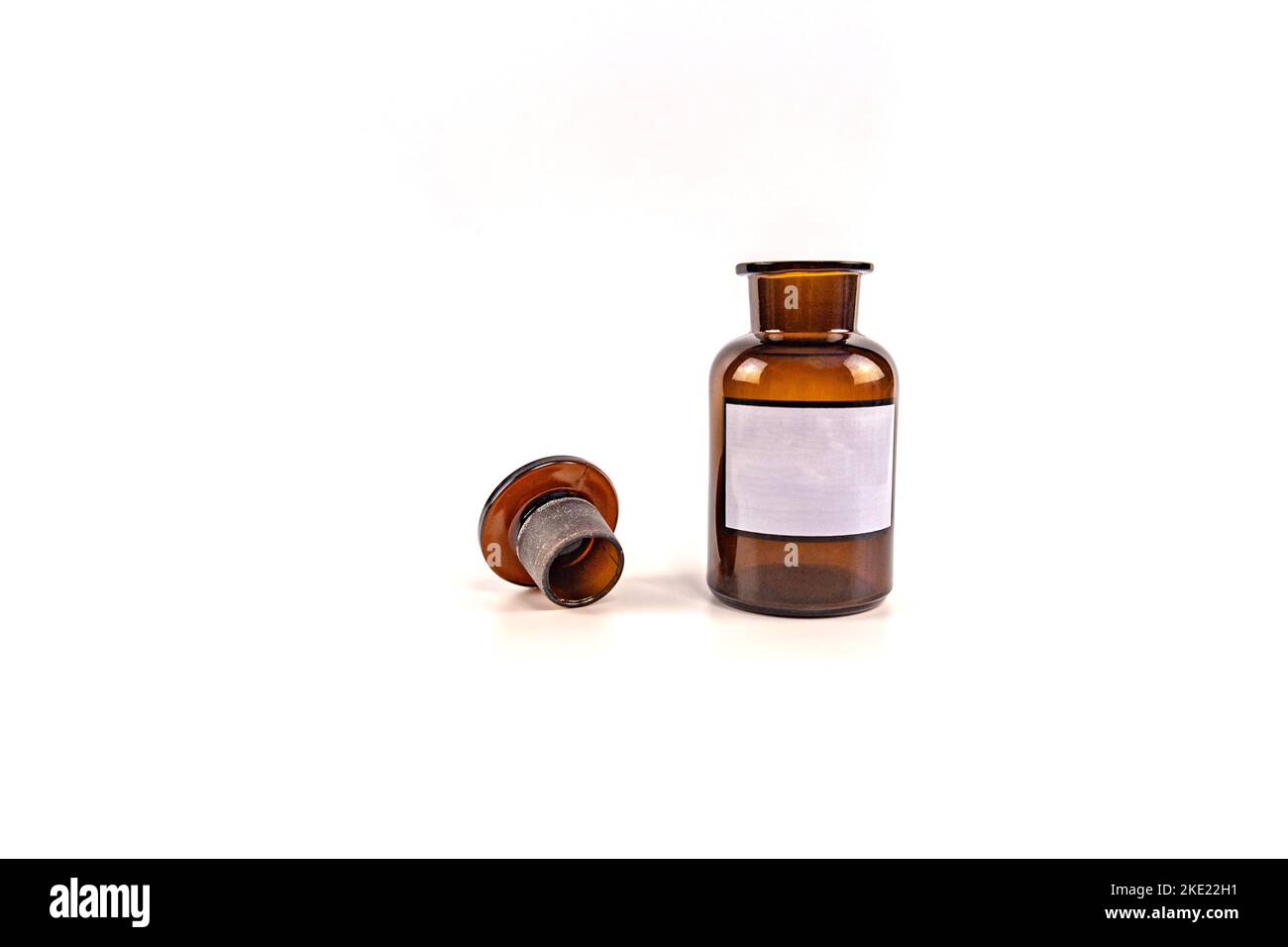 Glass dropper bottle medical Cut Out Stock Images & Pictures - Alamy