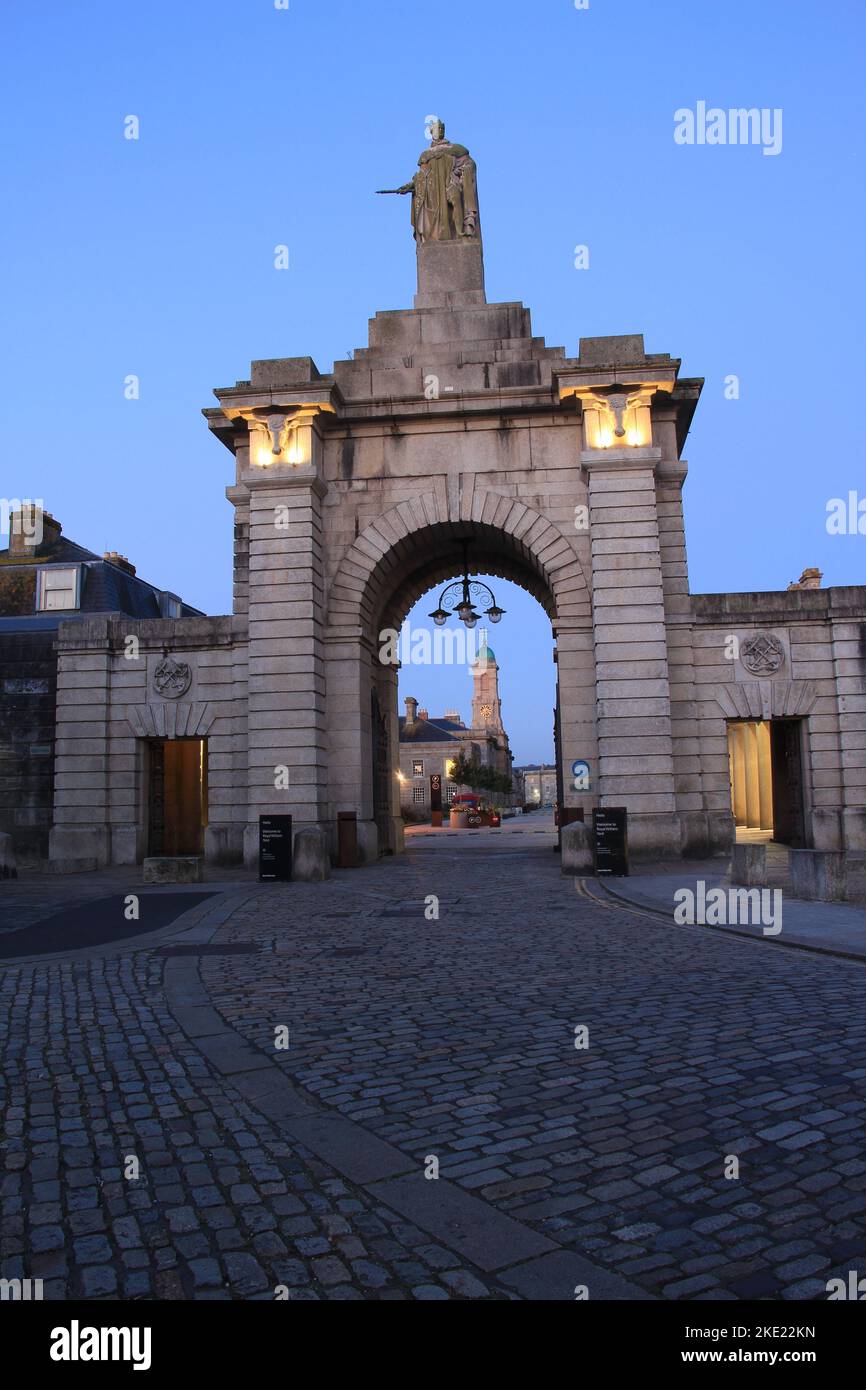 Early Morning at Royal William Yard Stock Photo - Alamy