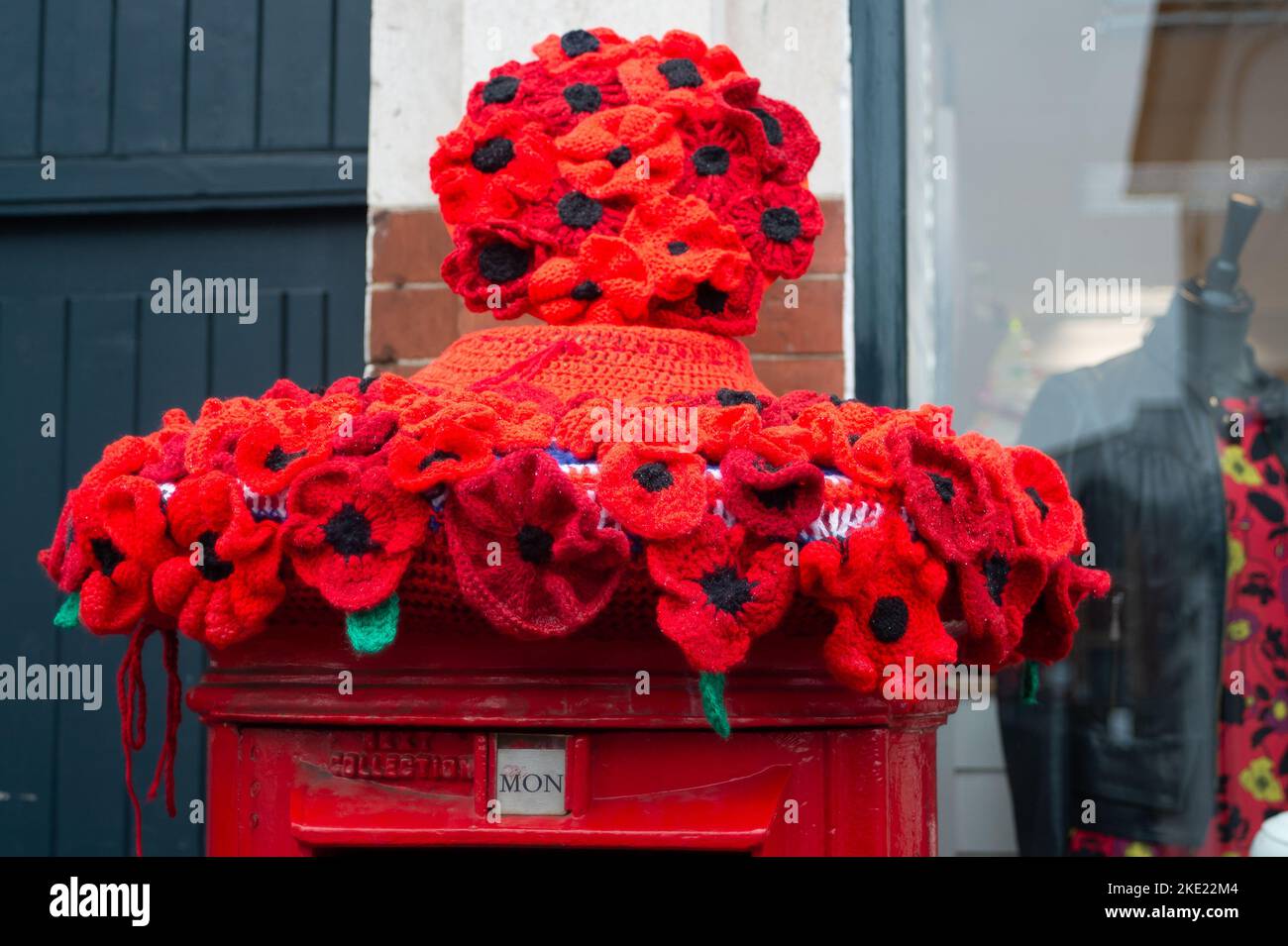 Bagshot, Surrey, UK. 7th November, 2022. A vibrant Remembrance Day ...