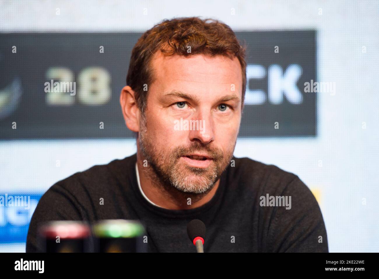 Rostock, Germany. 09th Nov, 2022. Soccer: 2nd Bundesliga, Hansa Rostock ...