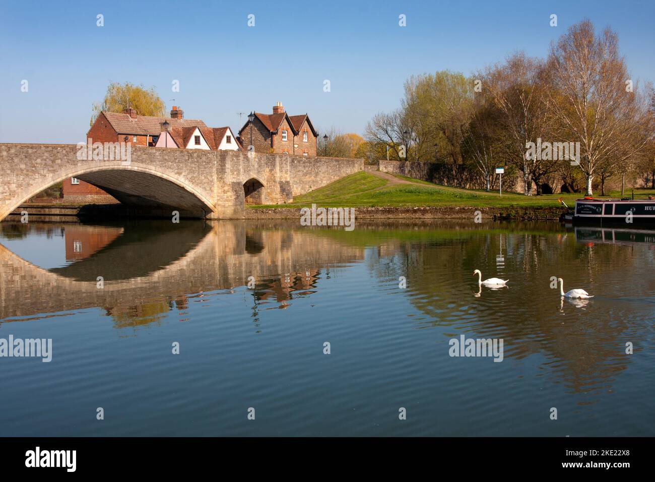 The Abingdon Bridge, Abingdon on Thames, Oxfordshire, England Stock ...
