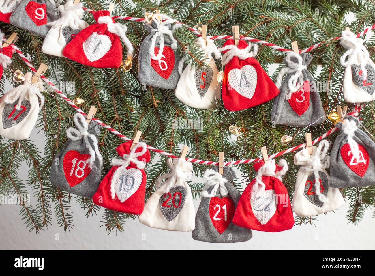 Advent calendar set hi-res stock photography and images - Alamy