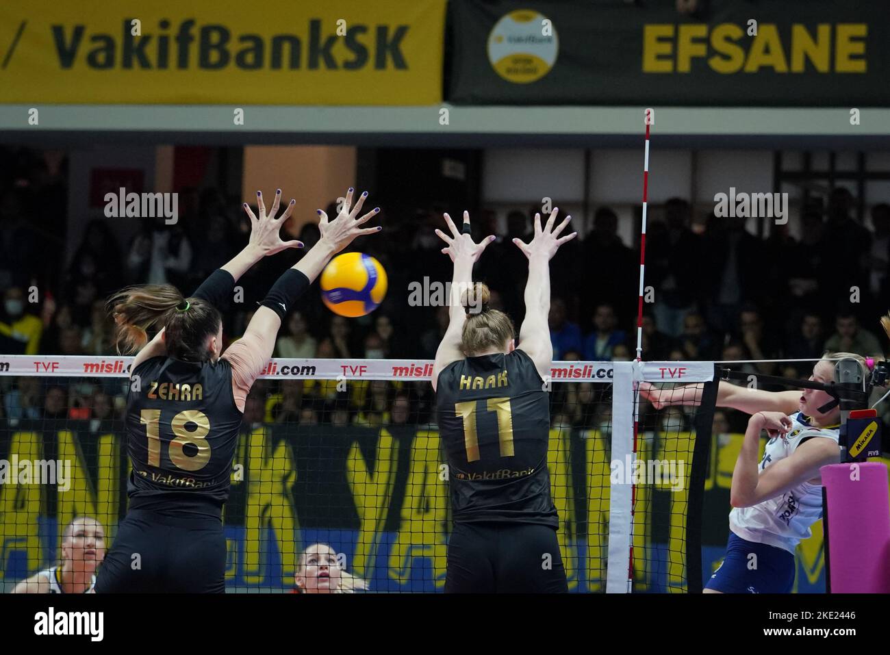 ISTANBUL, TURKEY - MAY 09, 2022: Zehra Gunes and Isabelle Haak in ...