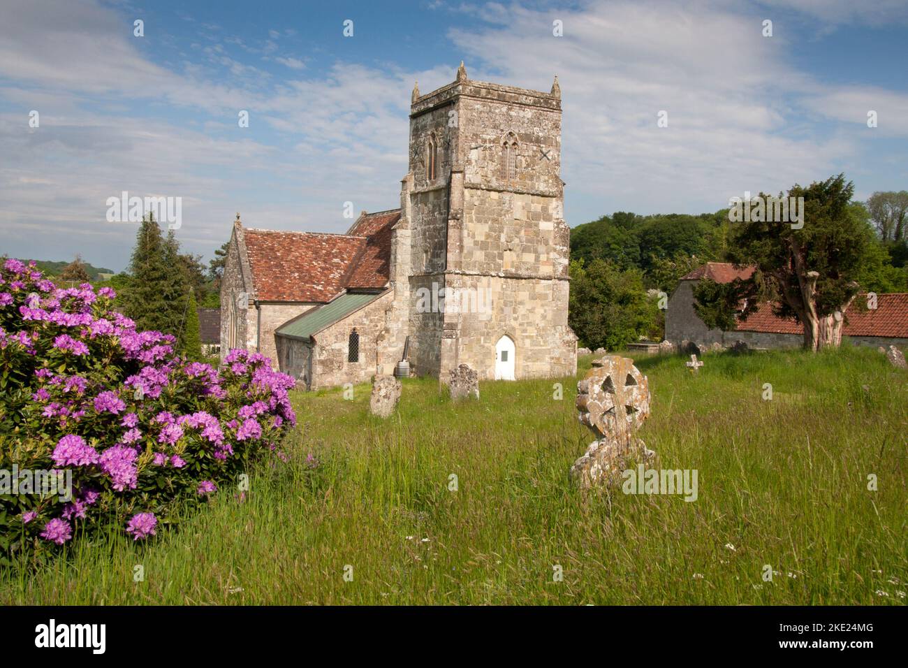 parish church of All Saints, Sutton Mandeville, Nadder Valley between ...