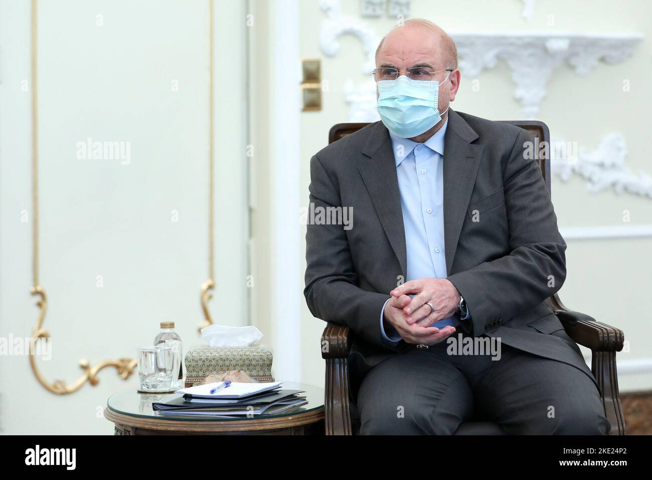 Tehran, Tehran, Iran. 9th Nov, 2022. Iranian Speaker of the Parliament ...