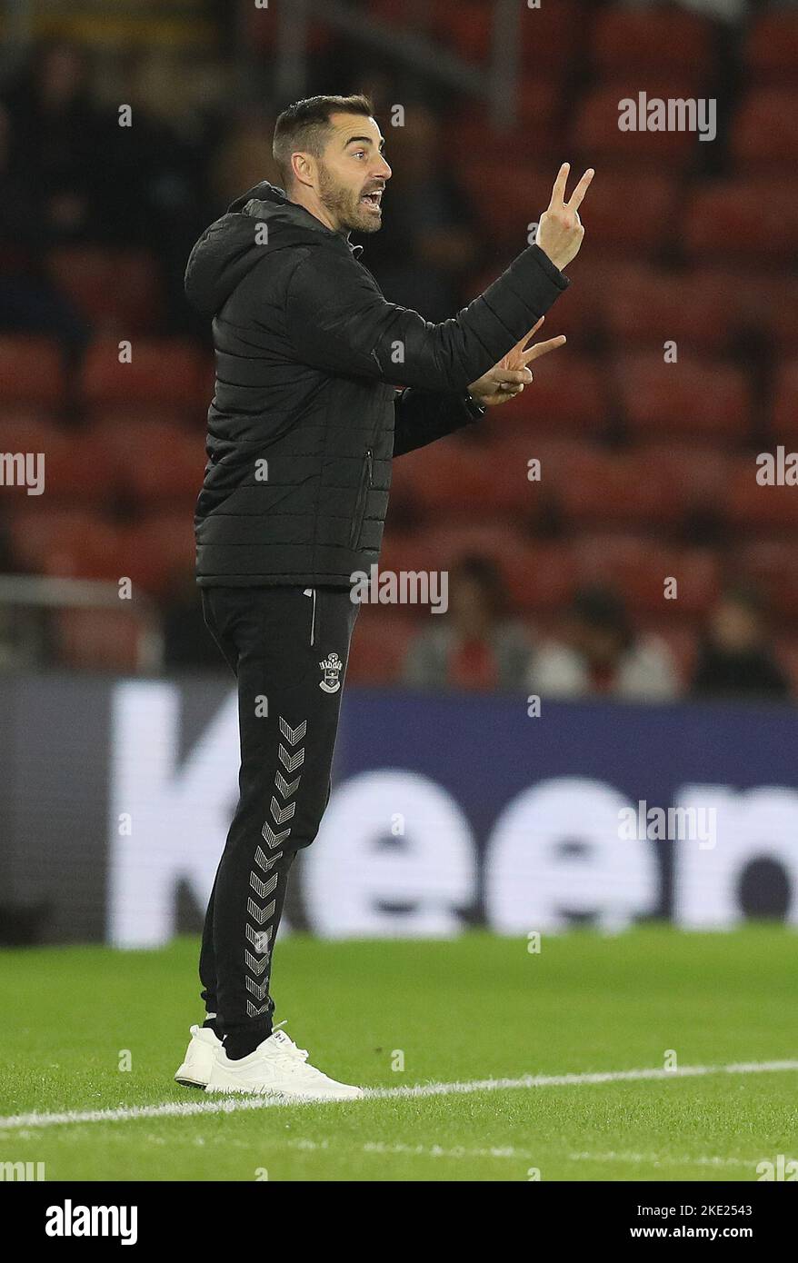 Southampton, England, 9th November 2022. Ruben Selles, first team coach ...
