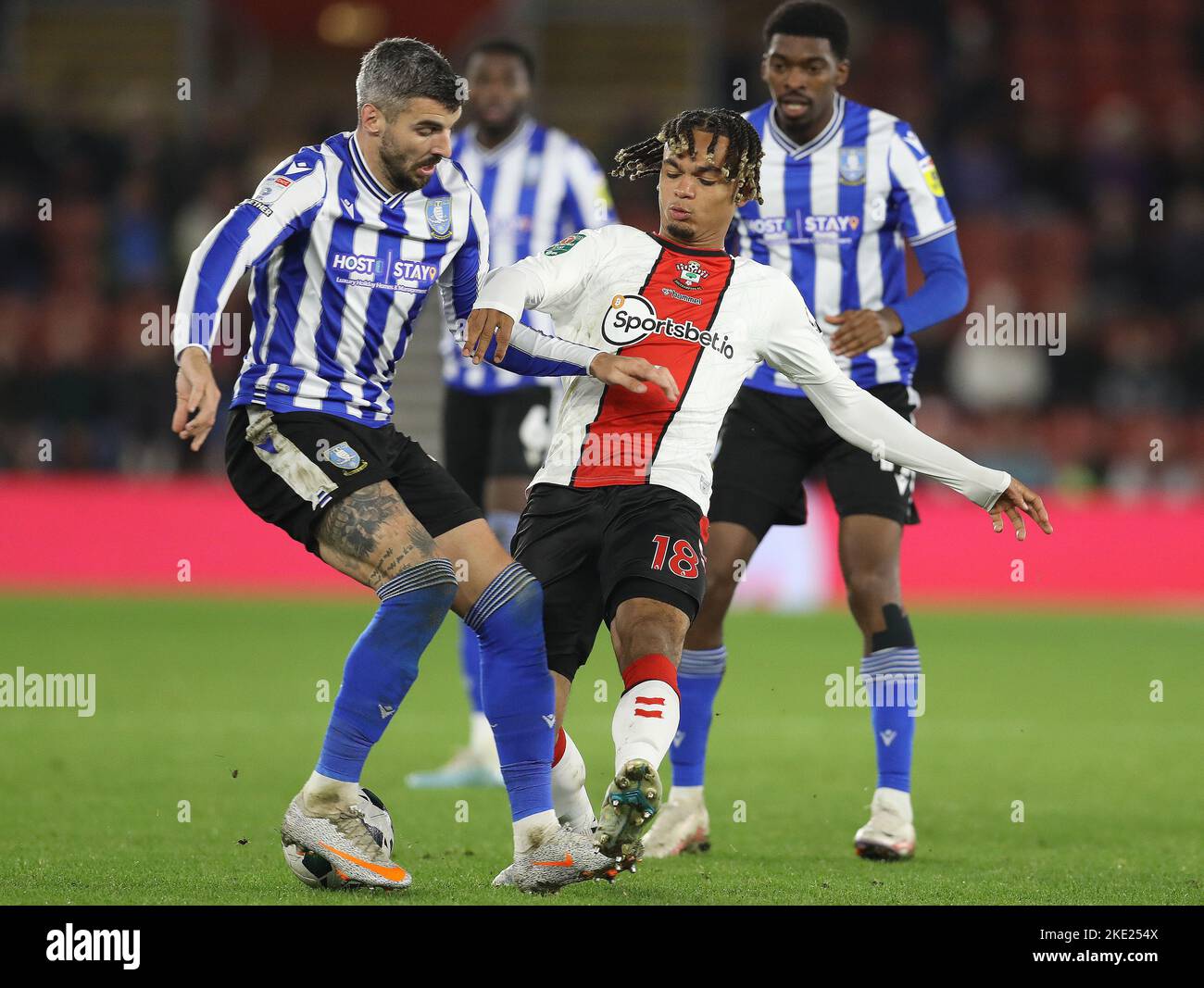 Southampton, England, 9th November 2022. Callum Paterson of Sheffield ...