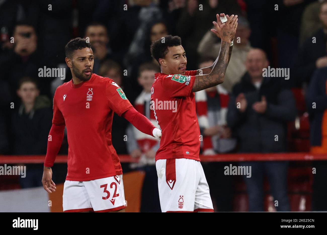 Nottingham, England, 9th November 2022. Jesse Lingard of Nottingham ...