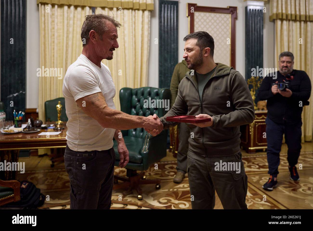 Kyiv, Ukraine. 08th Nov, 2022. Ukrainian President Volodymyr Zelenskyy ...