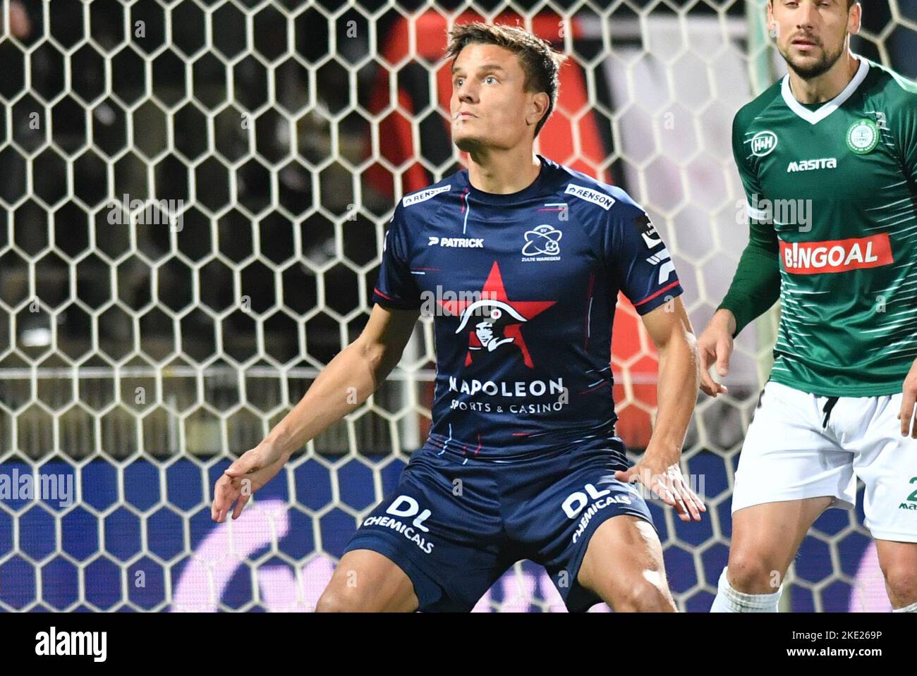 Waregem, in Lommel, 09 November 2022. Essevee's Jelle Vossen pictured ...