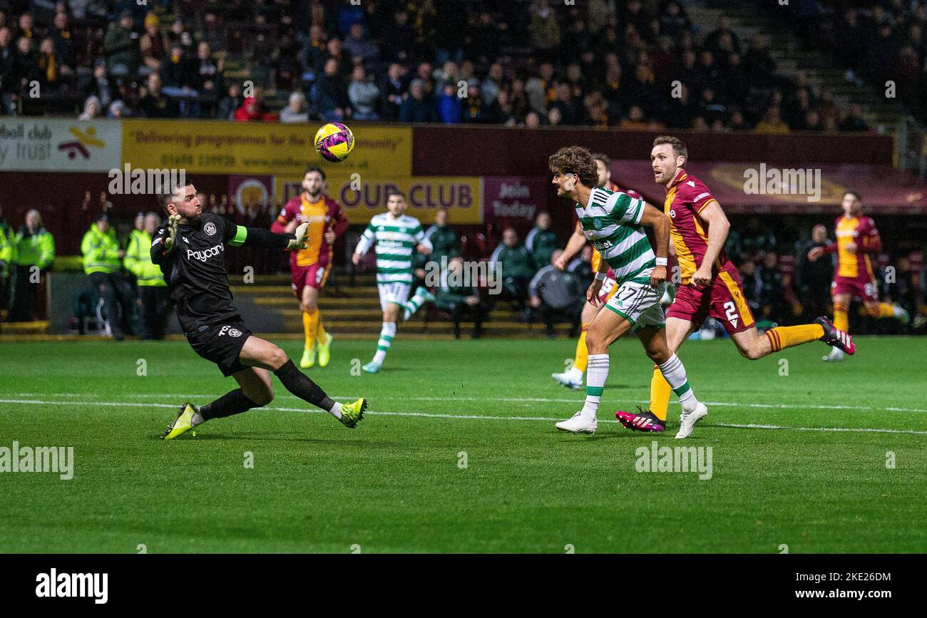 9th November 2022; Fir Park, Motherwell, N Lanarkshire, Scotland ...