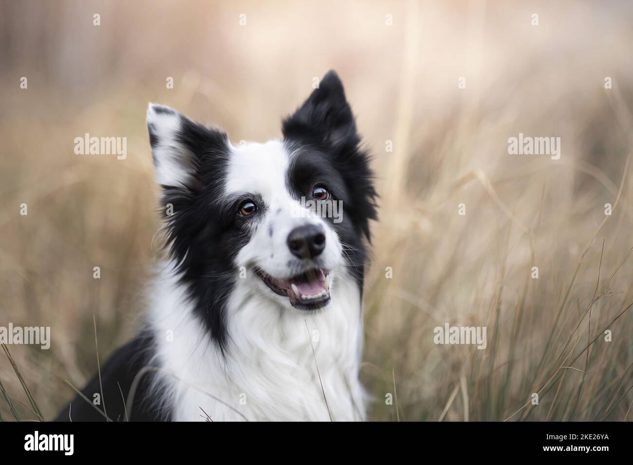 female Border Collie Stock Photo - Alamy