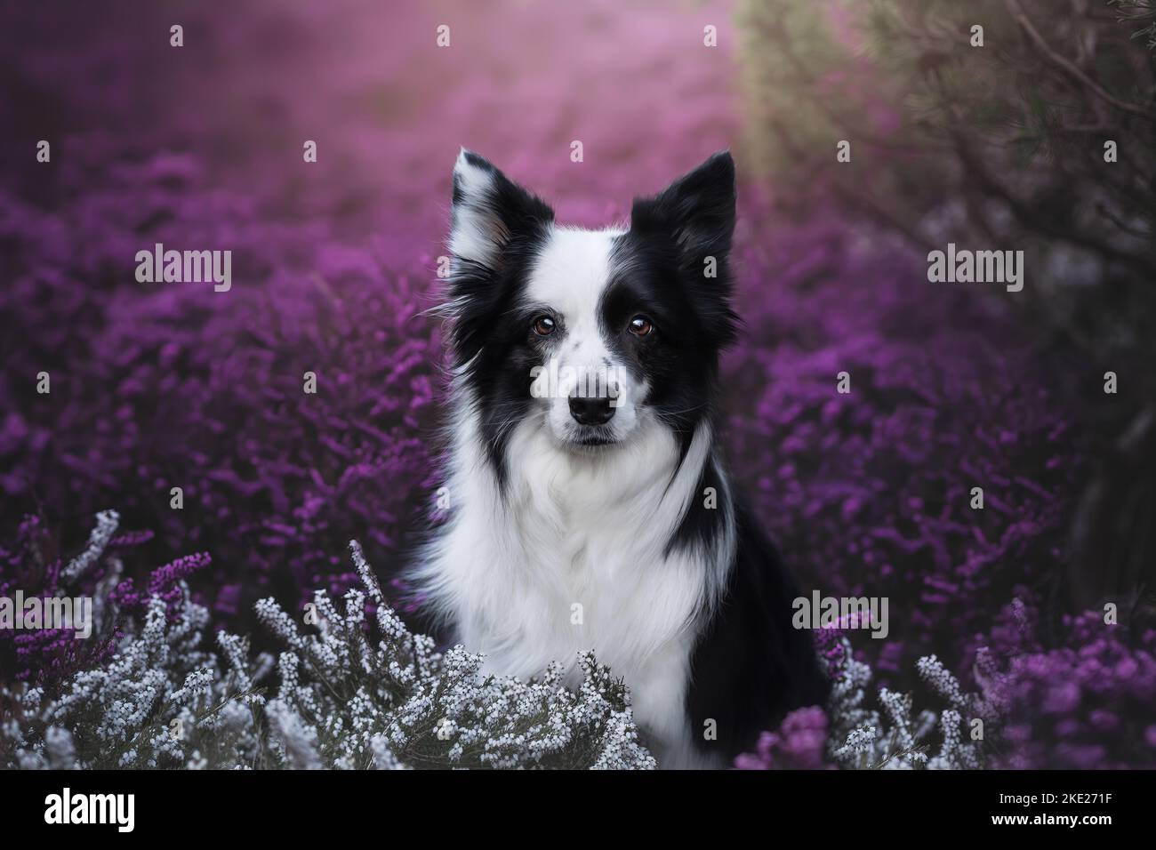 female Border Collie Stock Photo - Alamy