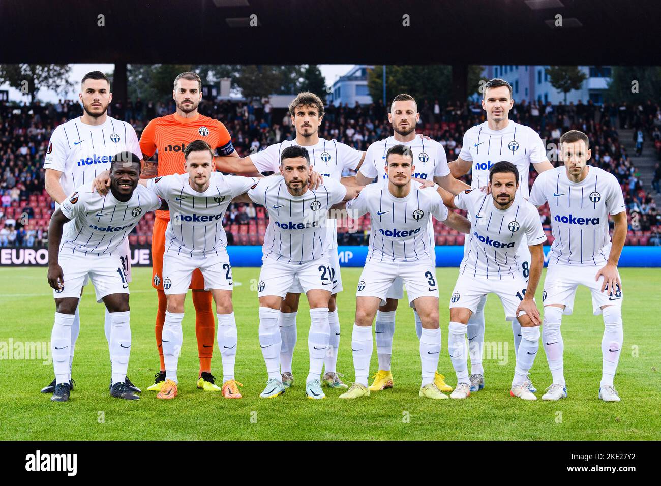 Zurich, Switzerland - October 06: (L-R FC Zürich squad poses for team ...
