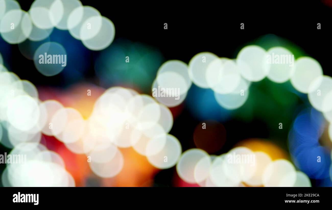 beautiful background of multicolored illumination. close-up, blurred ...