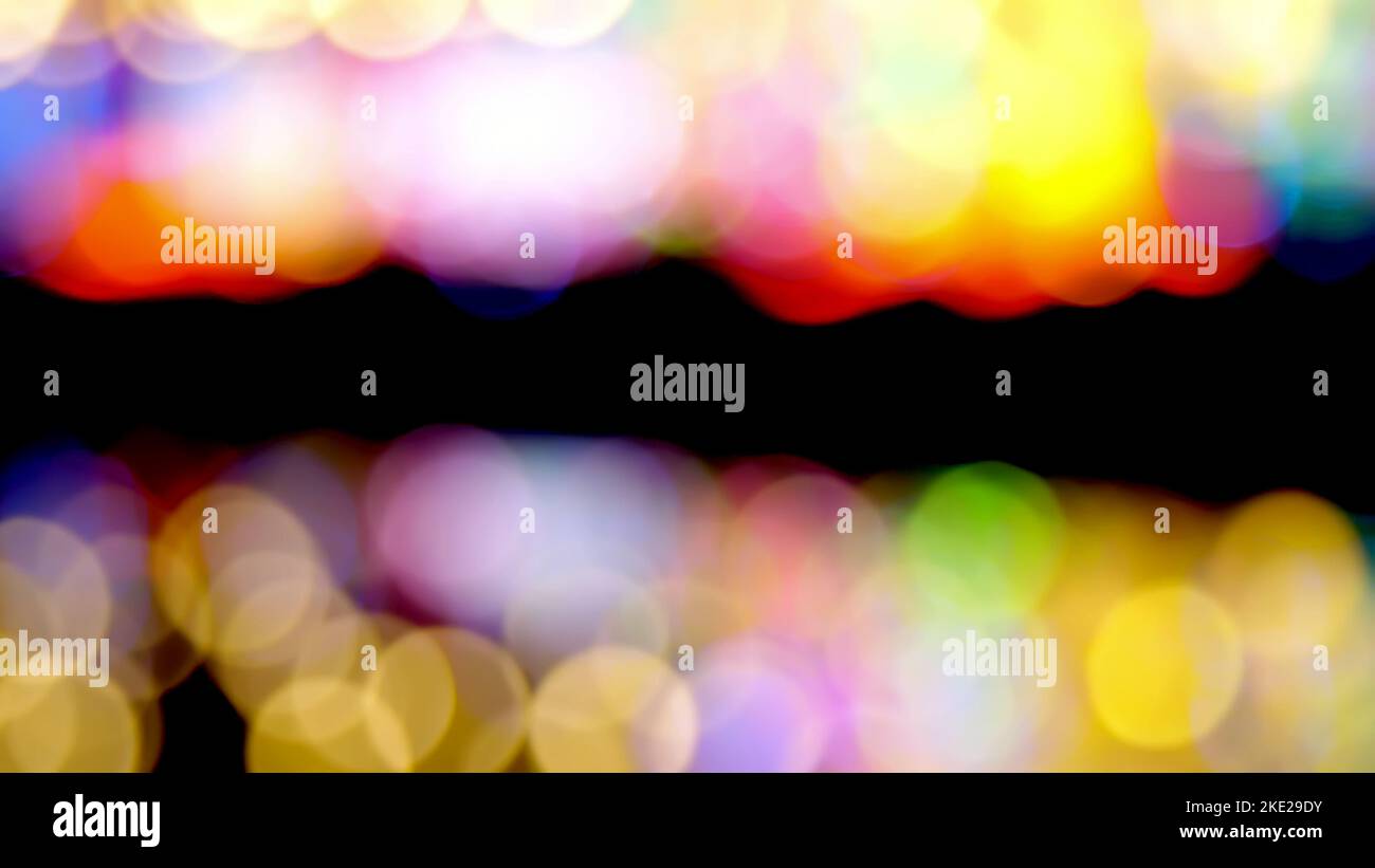 beautiful background of multicolored illumination. close-up, blurred ...