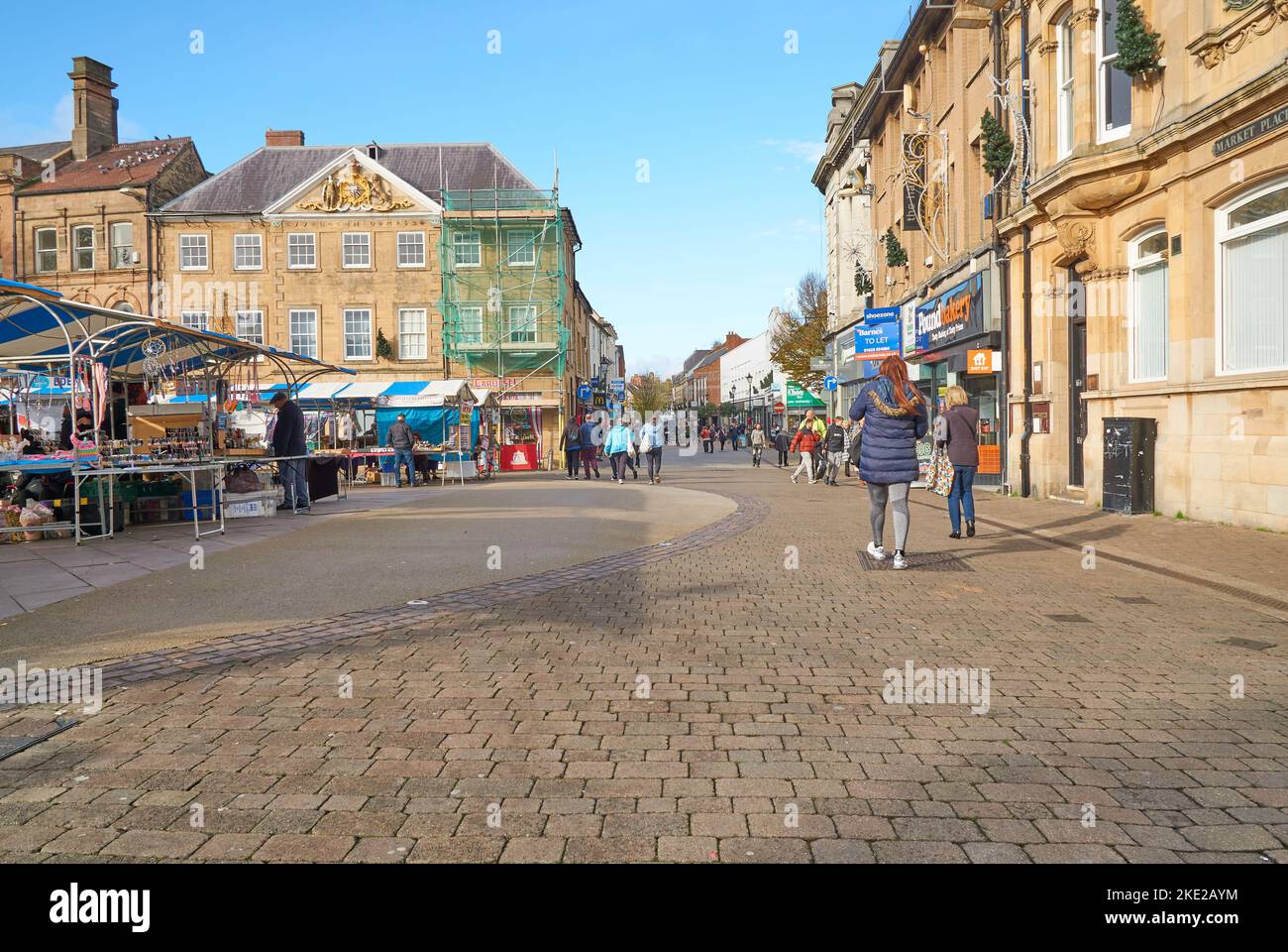 Mansfield market square hi-res stock photography and images - Alamy