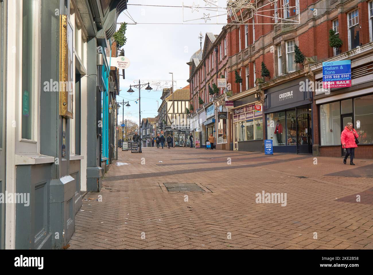 Mansfield high street hi-res stock photography and images - Alamy