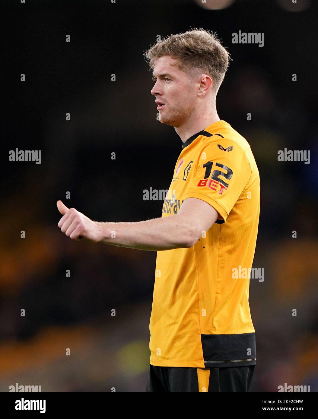 Wolverhampton Wanderers' Nathan Collins during the Carabao Cup third ...