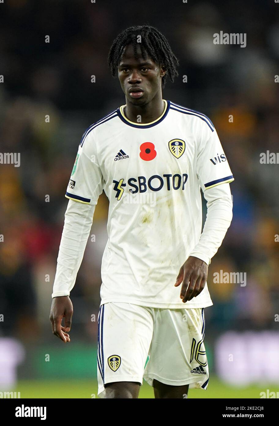Leeds United's Darko Gyabi during the Carabao Cup third round match at ...