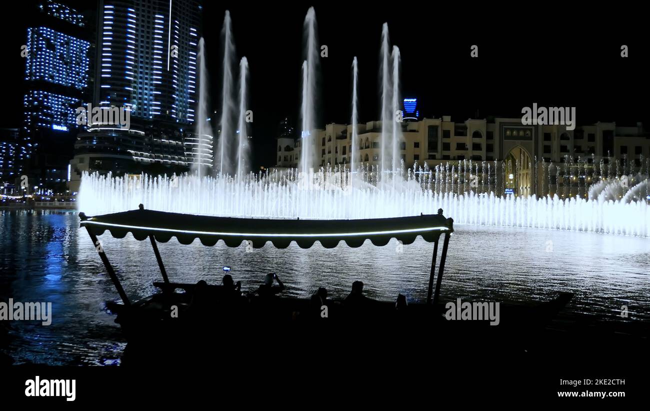 Fountain light show on street hi-res stock photography and images - Alamy