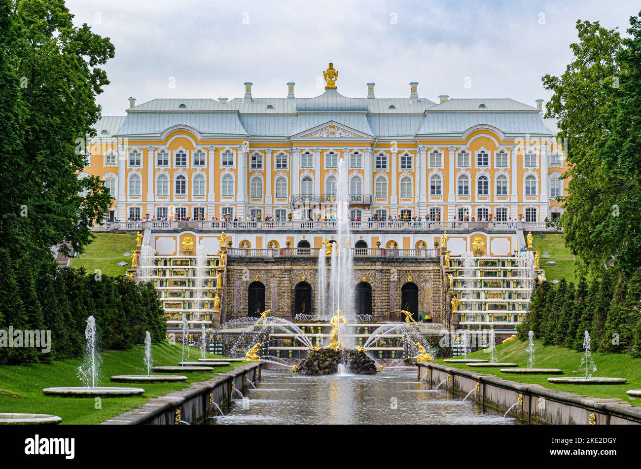 External view of the World Heritage site of Catherine Palace St ...