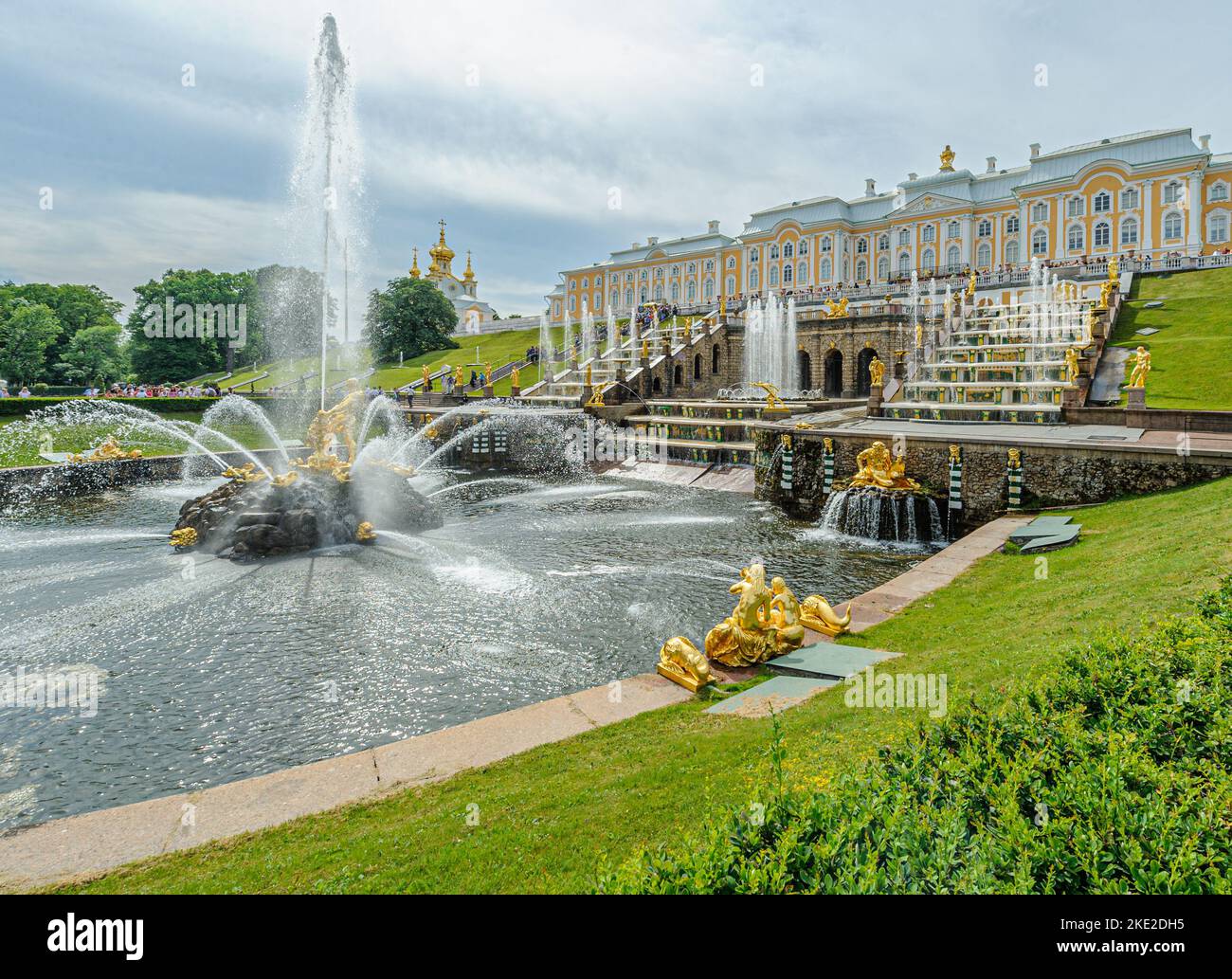 External view of the World Heritage site of Catherine Palace St ...