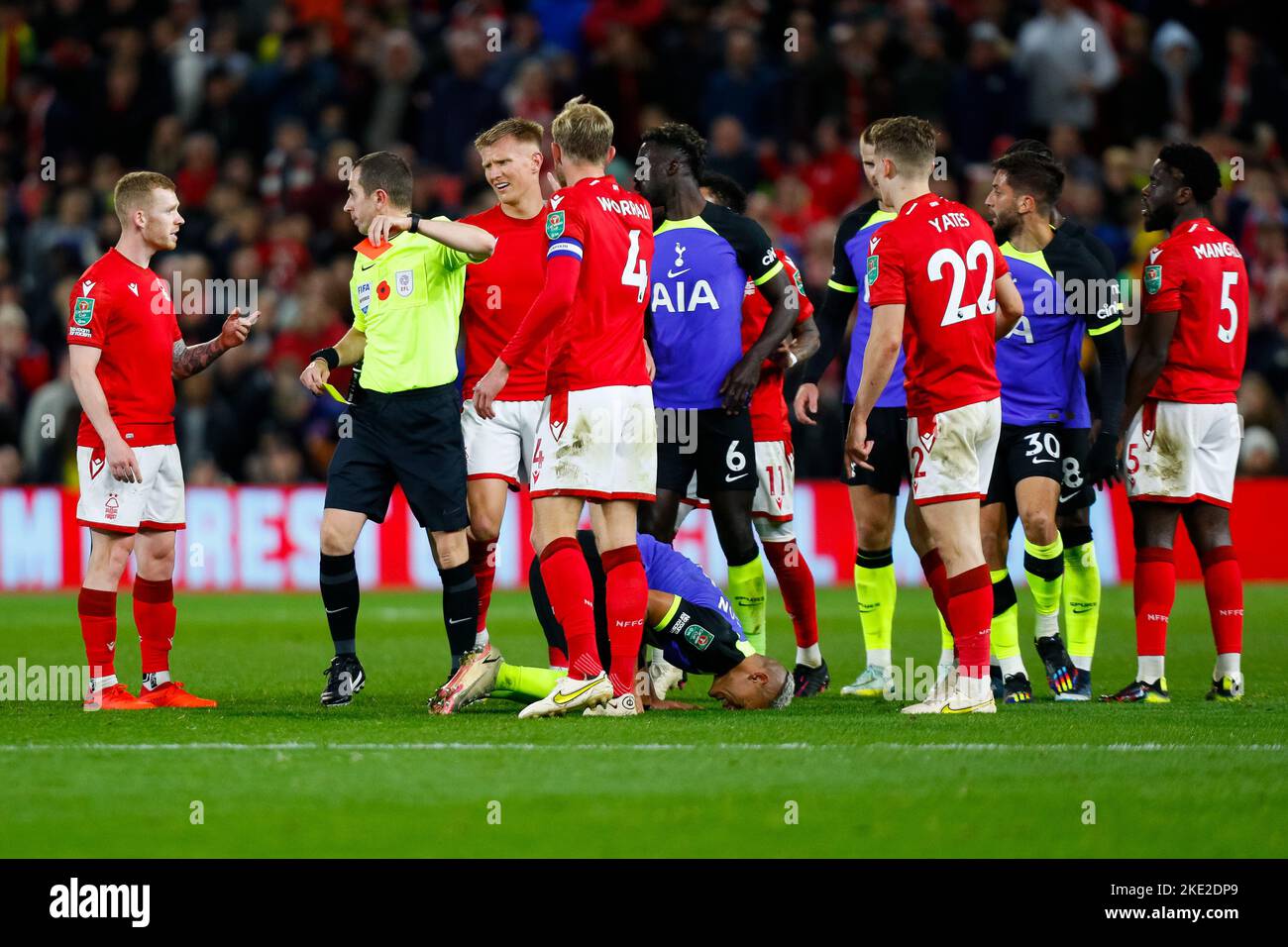 9th November 2022; The City Ground, Nottingham, Nottinghamshire ...