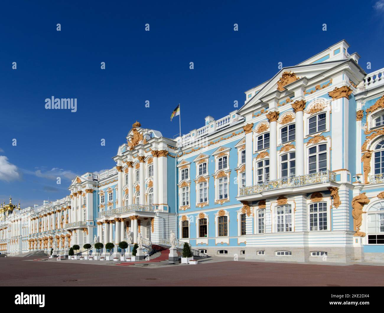 External view of the World Heritage site of Catherine Palace St ...