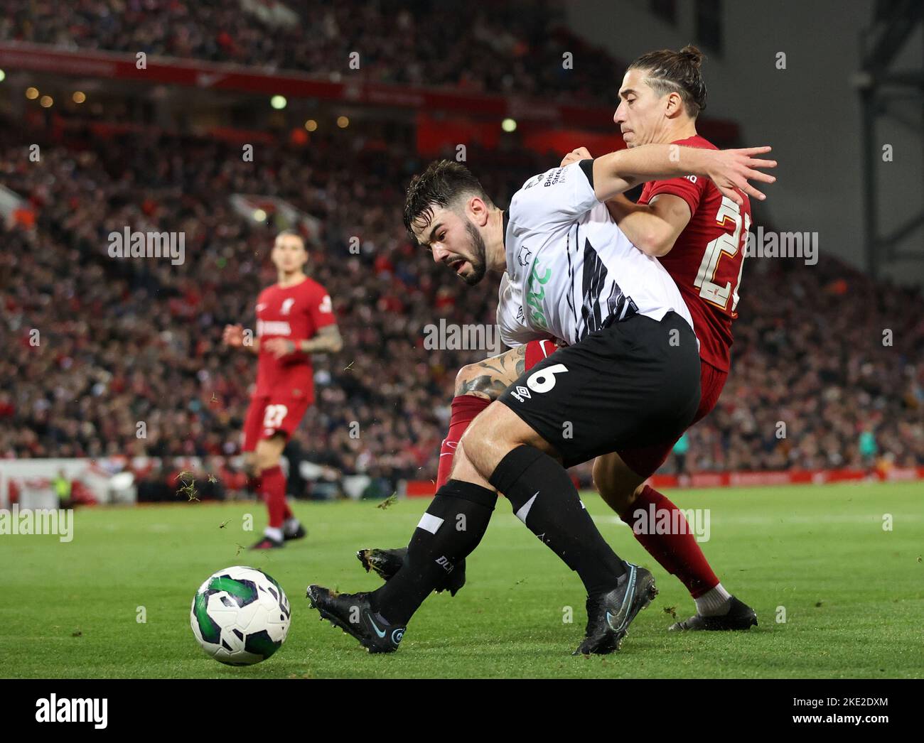 Anfield, Liverpool, Merseyside, UK. 9th Nov, 2022. Carabao Cup football ...