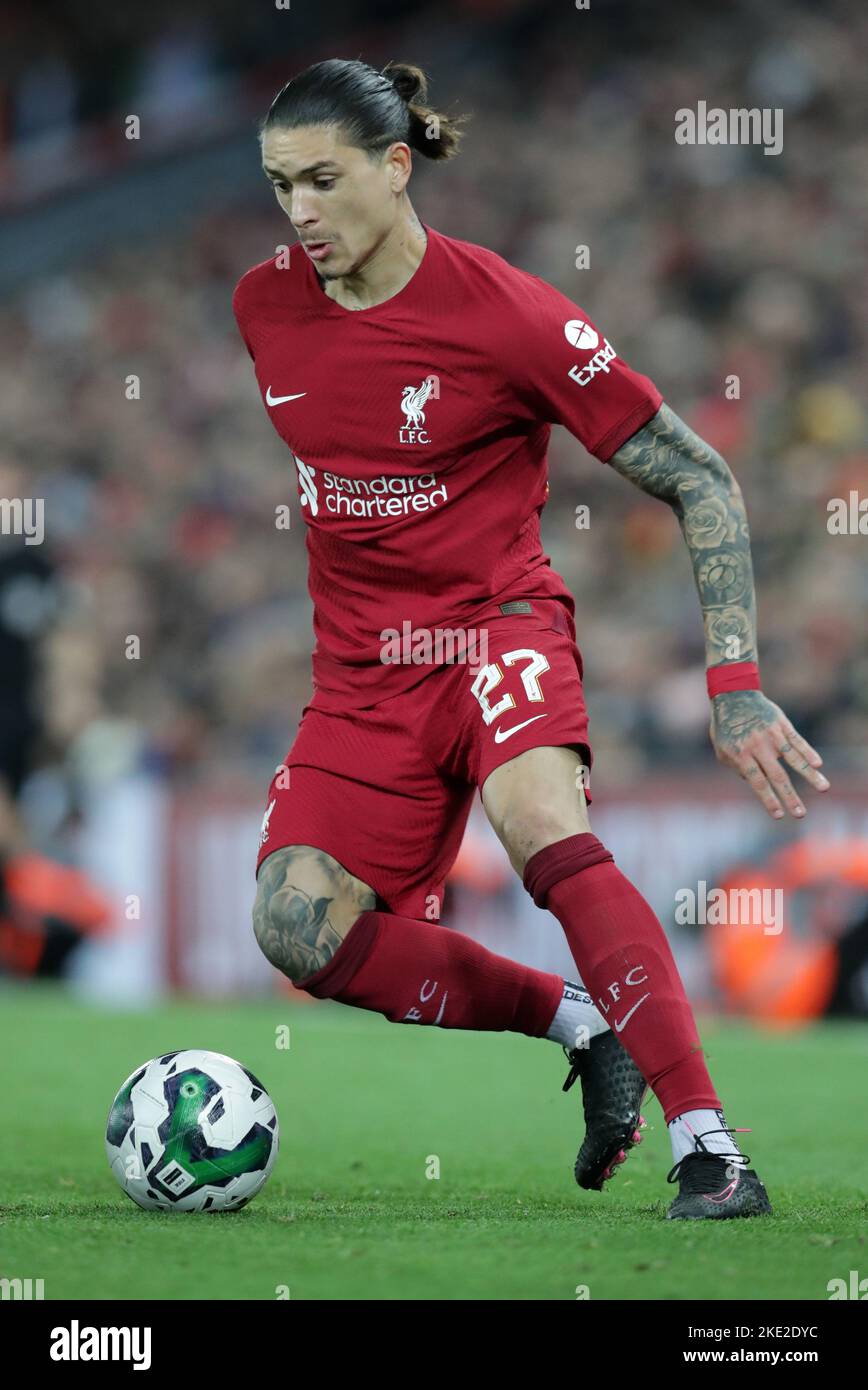 Anfield, Liverpool, Merseyside, UK. 9th Nov, 2022. Carabao Cup football ...