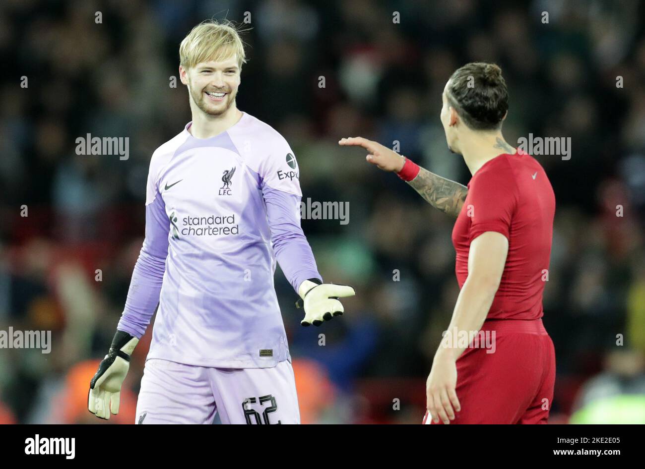 Anfield, Liverpool, Merseyside, UK. 9th Nov, 2022. Carabao Cup football ...