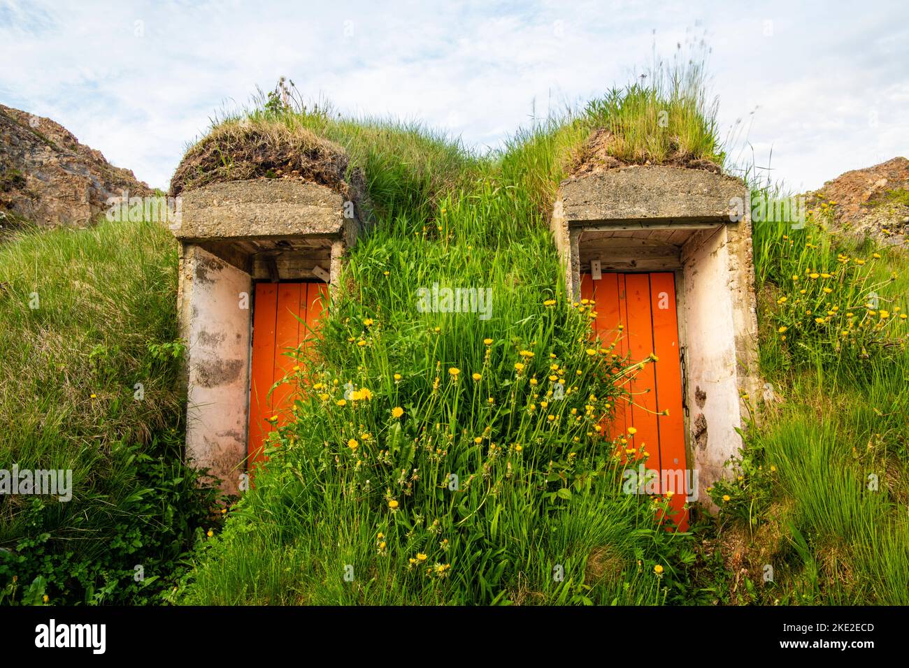 Twin root cellars constructed by the Bulgin Brothers (194, Durrell ...