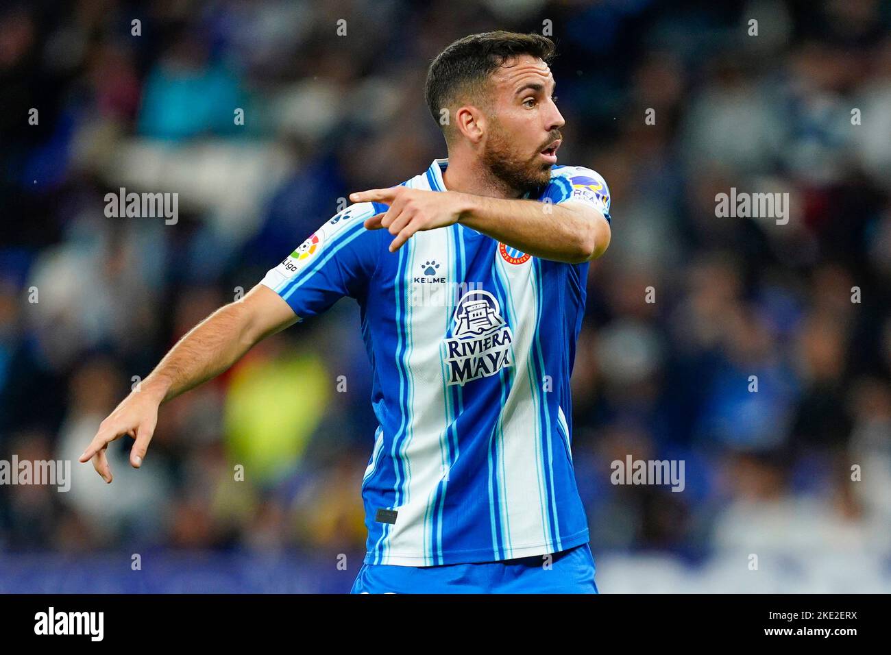 Edu Exposito of RCD Espanyol during the La Liga match between RCD ...