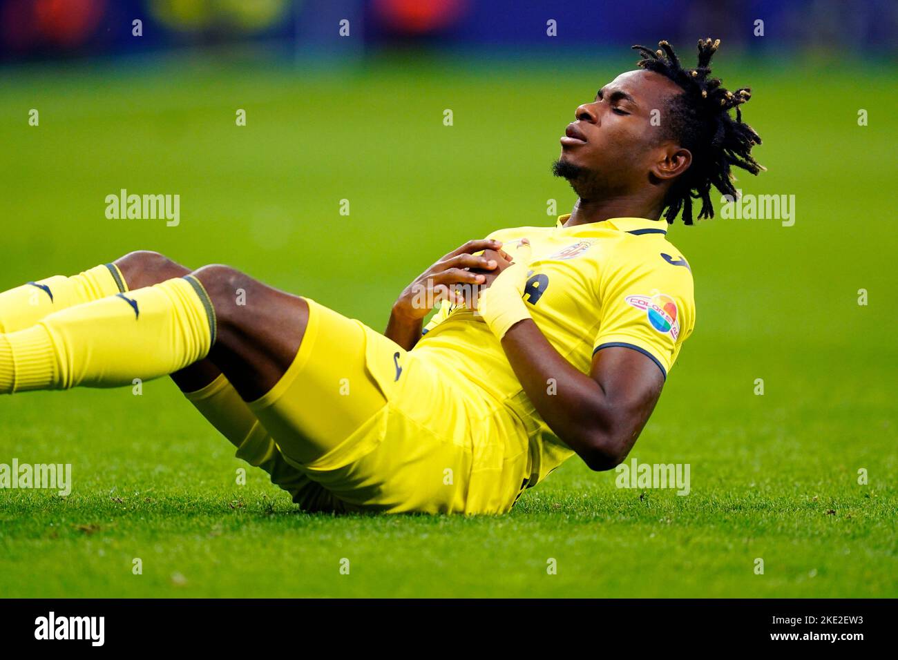 Samuel Chukwueze of Villarreal CF during the La Liga match between RCD ...